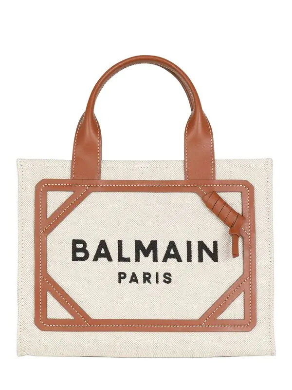 Balmain B-army Small Tote Bag - Beige