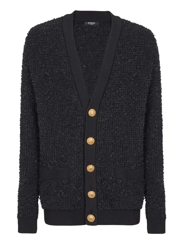 Balmain Buttoned Cardigan - Black