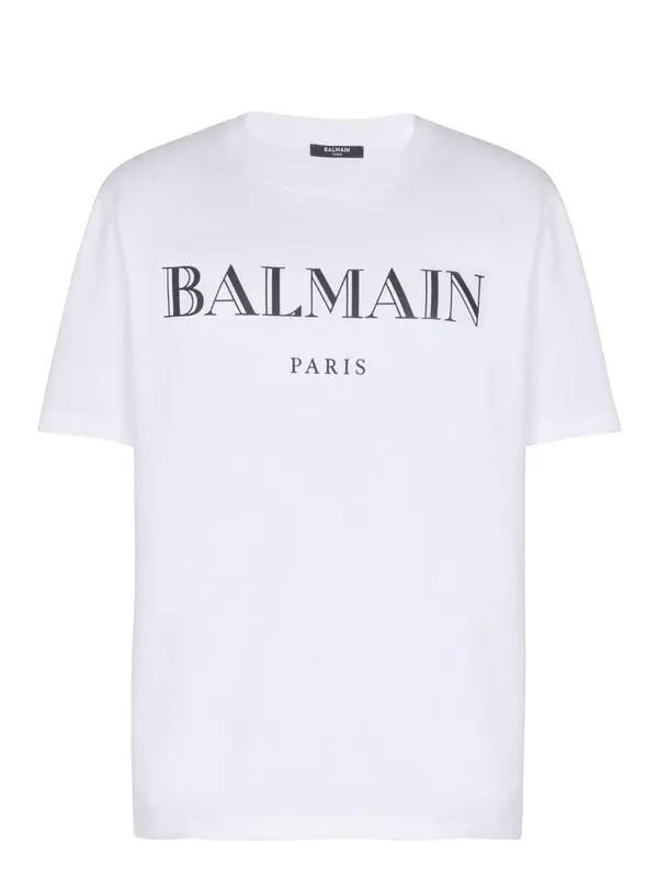 Balmain T-shirt With Print - White