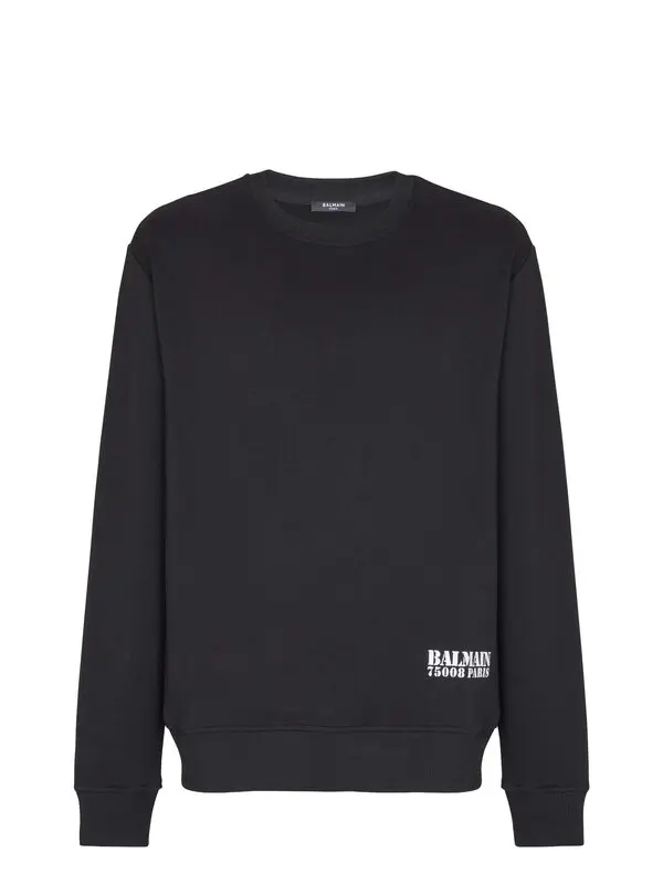 Balmain Printed Sweatshirt - Black