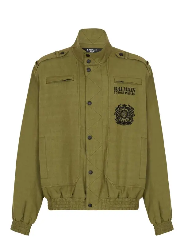 Balmain Aviator-style Jacket - Khaki