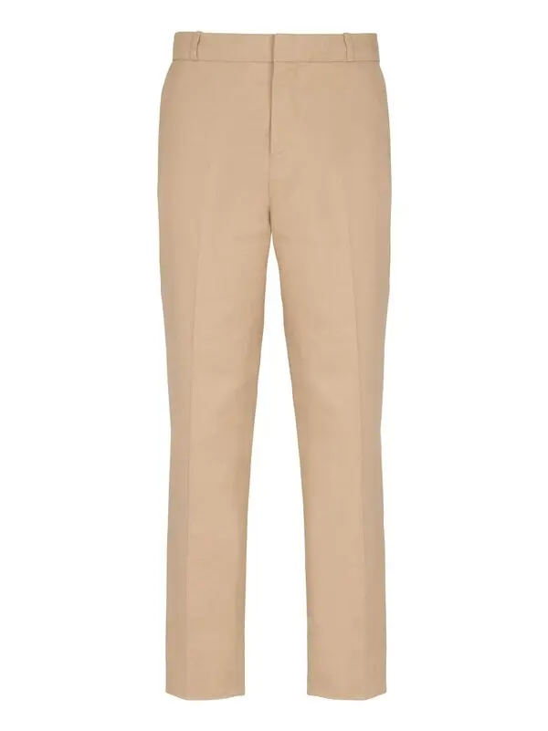 Balmain Straight-leg Tailored Trousers - Beige
