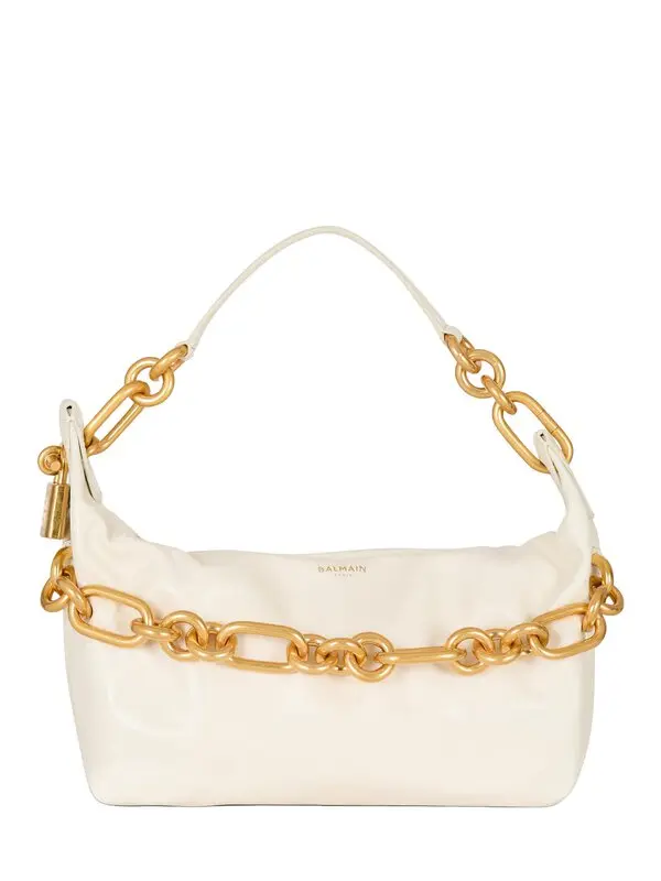 Balmain Medium Sync Bag - Beige