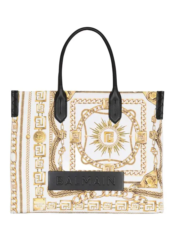 Balmain B-army Medium Tote Bag - Gold