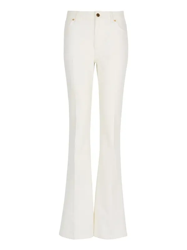 Balmain Straight-leg Denim Jeans - White