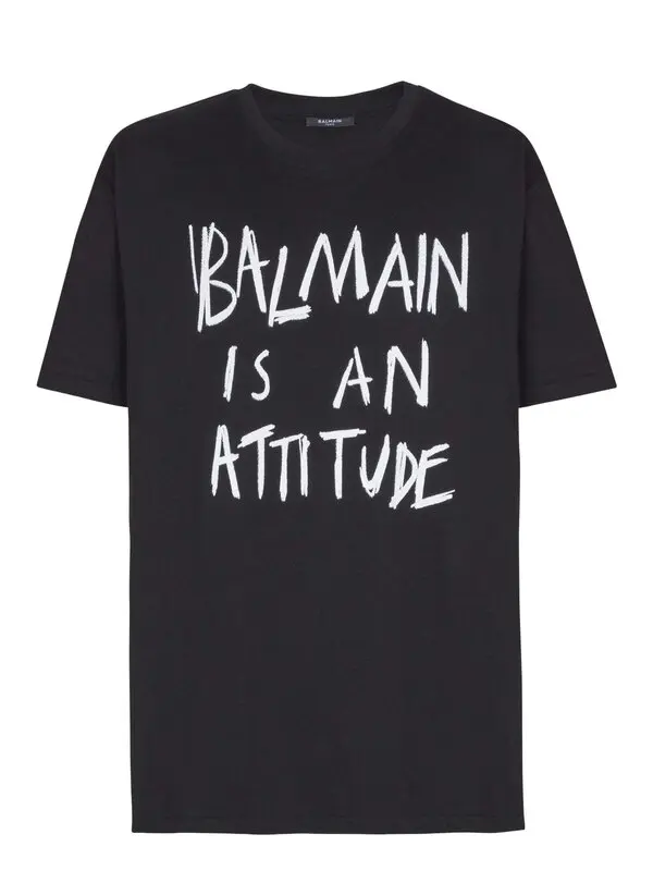 Balmain Printed T-shirt - Black