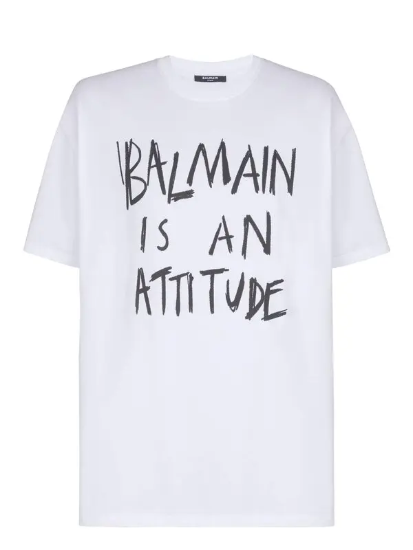 Balmain Printed T-shirt - White