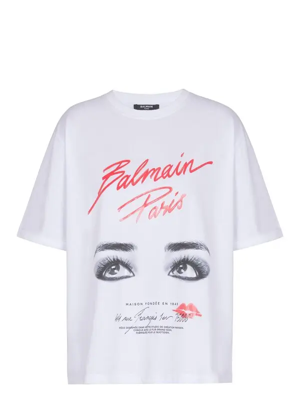 Balmain Beauty Print T-shirt - White