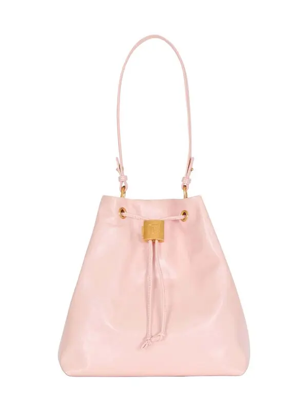 Balmain Pulse Calfskin Leather Backpack - Pink