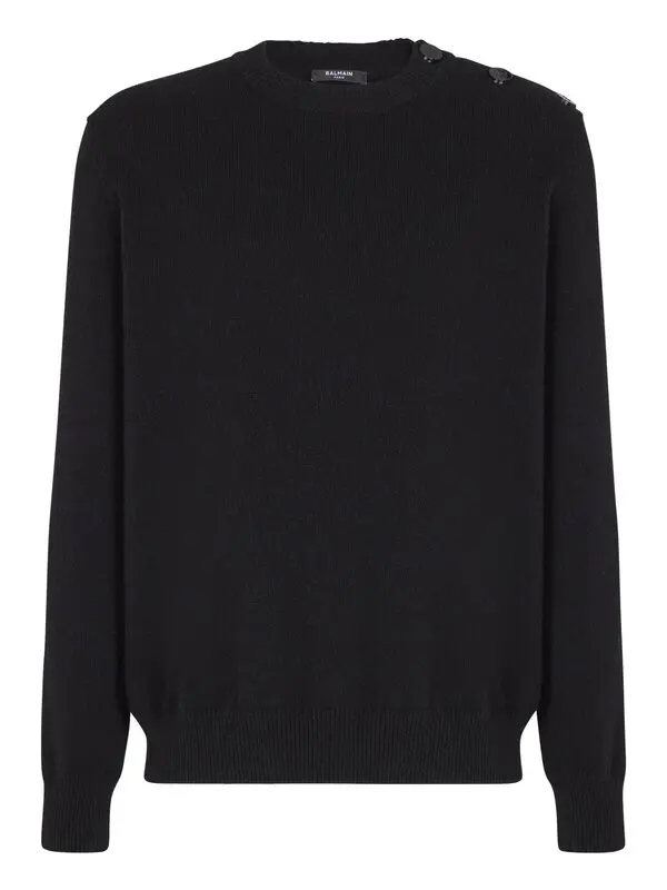 Balmain Fine Eco-cashmere Jumper - Black