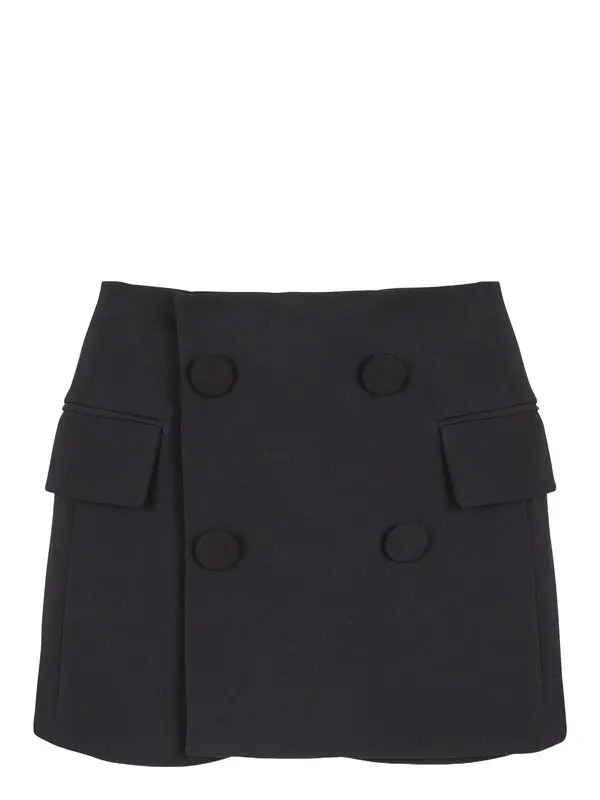 Balmain Gabardine Shorts - Black