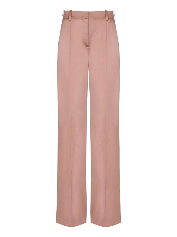 Balmain Tailored Straight Leg Pants - Pink