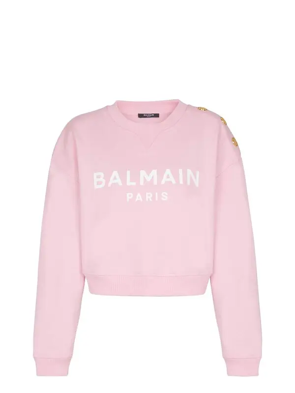 Balmain Printed Sweatshirt - Pink