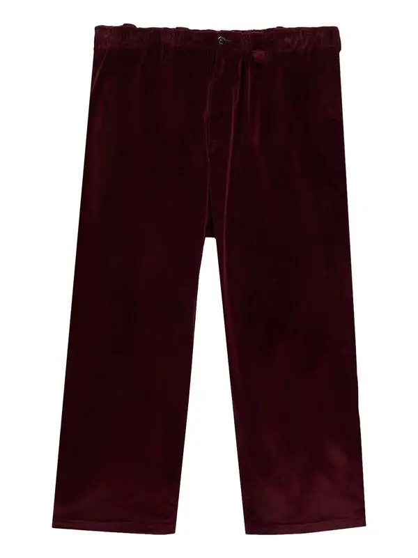 WILLY CHAVARRIA Velvet Toluca Pants - Eggplant