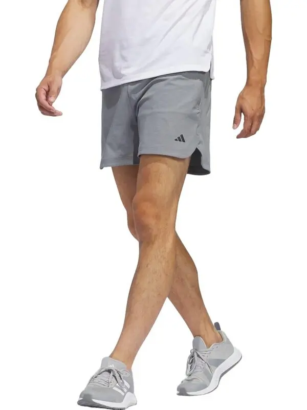 Adidas Woven Training Shorts - Grey Three / White