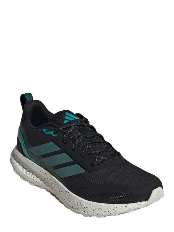 Adidas Runfalcon 5 Tr Running Shoes - Core Black / Preloved Teal / Pure Teal