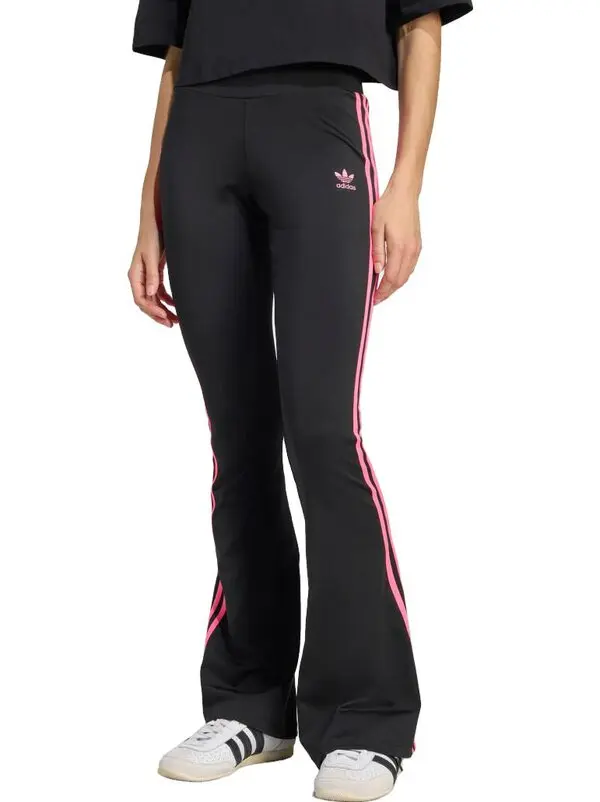 Adidas Flared Leggings - Black / Lucid Pink