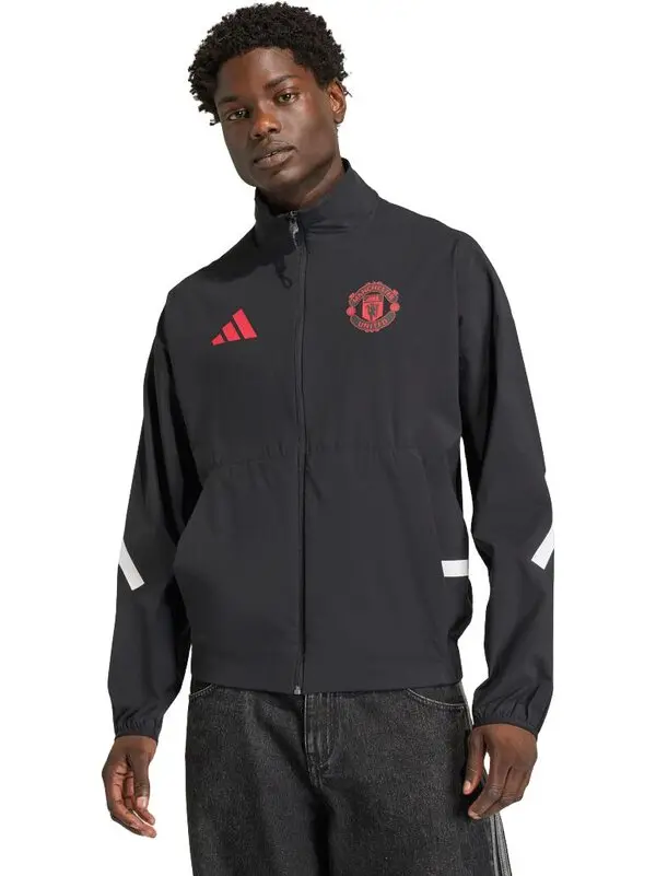 Adidas Manchester United Z.n.e. Anthem Jacket - Black