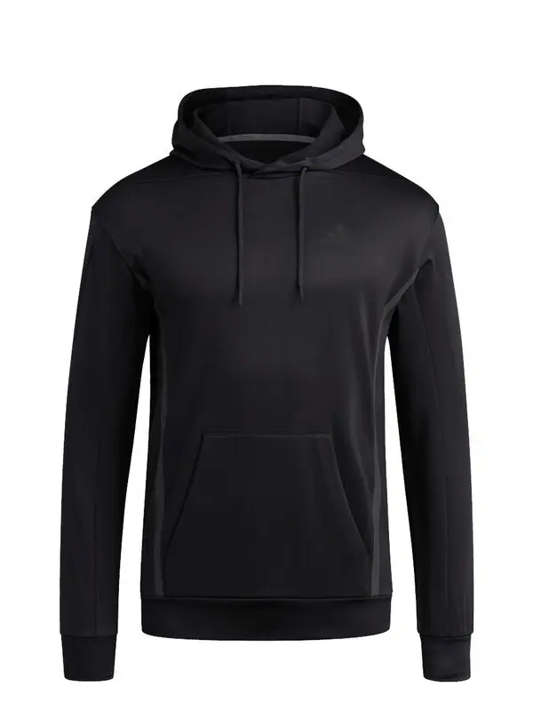 Adidas Training Fleece Hoodie - Black / Carbon