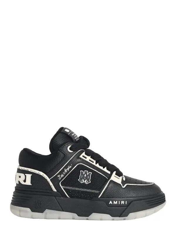 Amiri Ma-1 Leather Blend Sneakers - Black