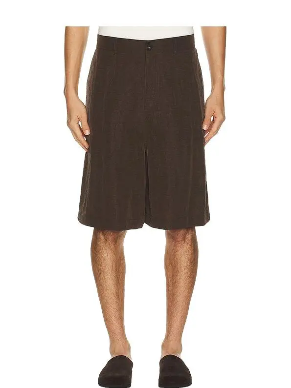 LE17SEPTEMBRE Adjustable Bermuda Shorts - Brown