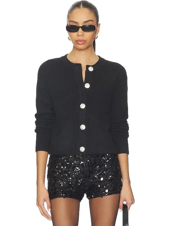 Show Me Your Mumu Maggie Cardigan - Black Knit