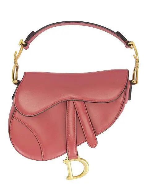 FWRD RENEW Dior Mini Saddle Bag - Mauve