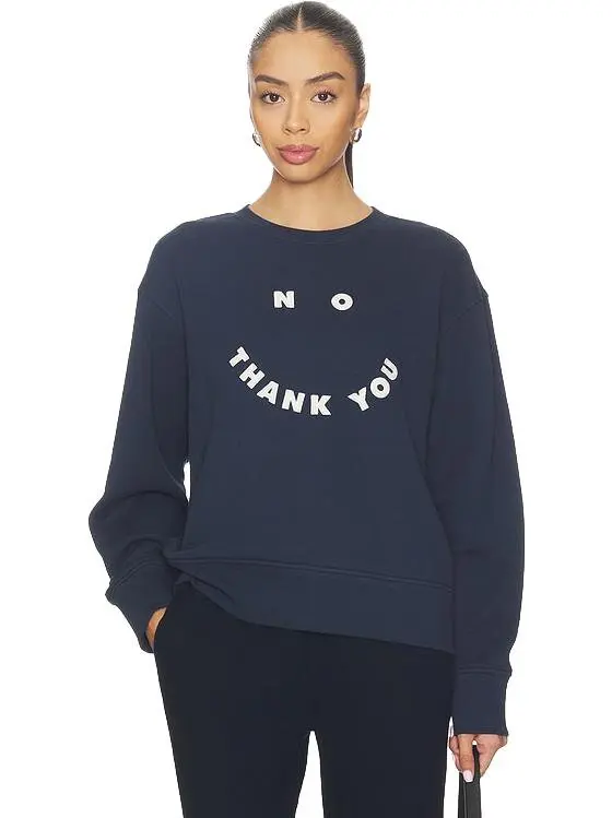 Sold Out NYC The No Thank You Sweatshirt - Navy