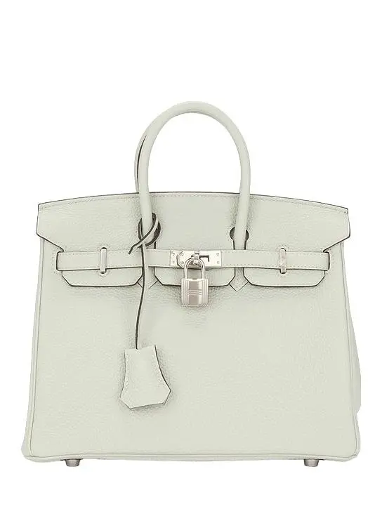 FWRD RENEW Hermes Togo Birkin 25 Handbag - Grey