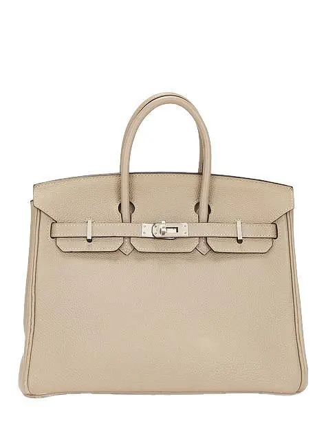 FWRD RENEW Hermes Togo Birkin 25 Handbag - Gris Tourterelle