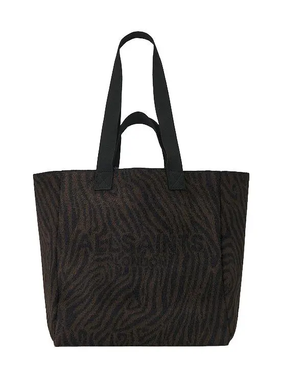 ALLSAINTS Izzy E/w Tote Bag - Black & Brown