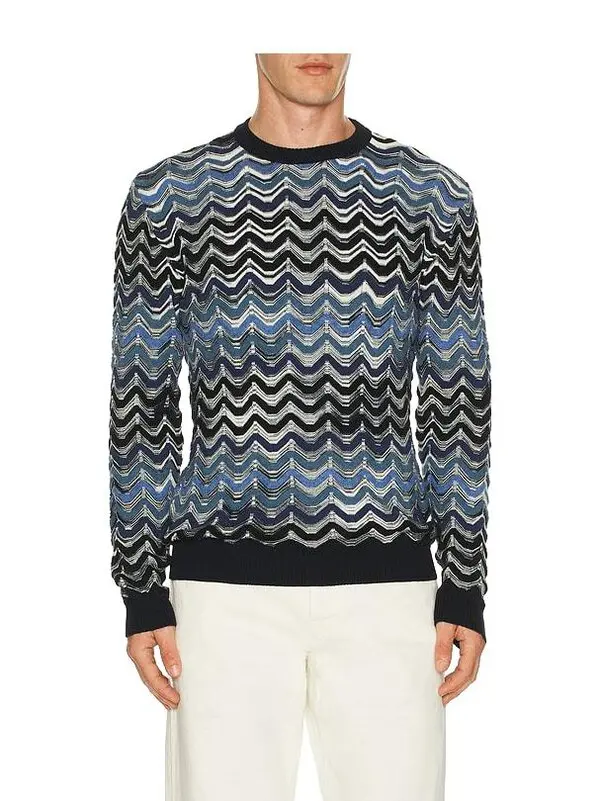 Missoni Crewneck Sweater - Blue Tones