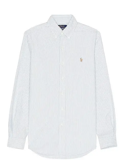 Polo Ralph Lauren Oxford Sport Shirt - Blue & White