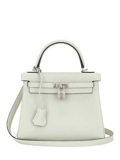 FWRD RENEW Hermes Togo Kelly 25 Handbag - Vert Fizz