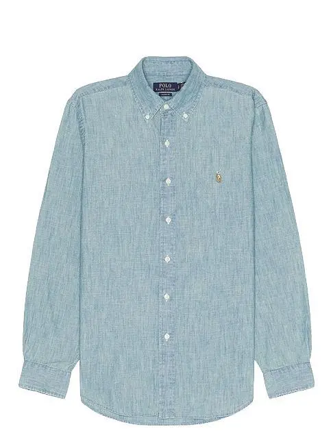 Polo Ralph Lauren Denim & Sport Shirt In Denim-light - Chambray