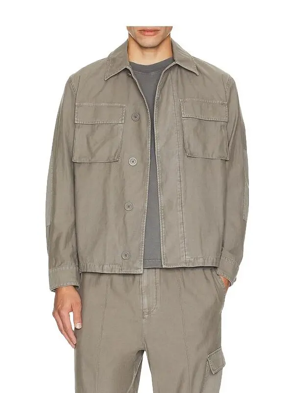 Helmut Lang Garment Dyed Utility Jacket - Stone