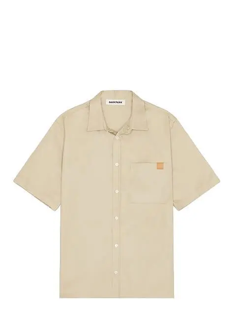 DARKPARK Vale Short Sleeve Shirt - Beige