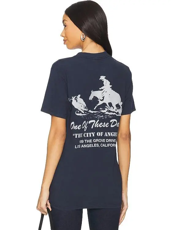 ONE OF THESE DAYS X Fwrd The City Of Angels Tee - Navy
