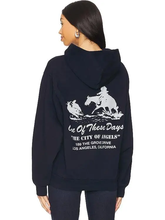ONE OF THESE DAYS City Of Angels Hoodie - Washed Navy