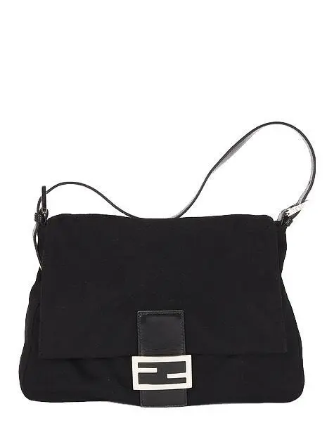 FWRD RENEW Fendi Mama Baguette Shoulder Bag - Black