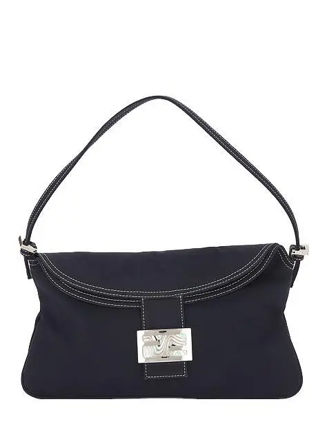 FWRD RENEW Fendi Mama Baguette Shoulder Bag - Navy