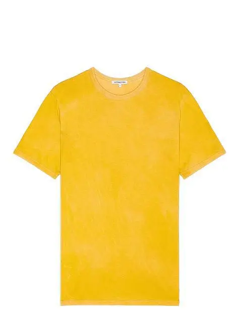 Cotton Citizen Classic Crewneck Tee In Mustard - Vintage Saffron