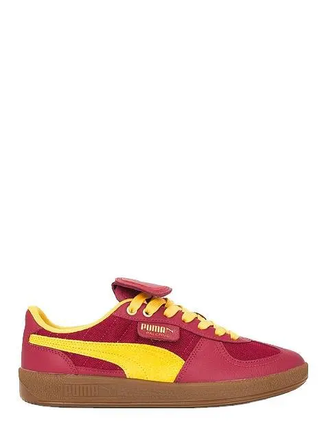 PUMA X Harry Potter Palermo Sneakers - Dark Crimson & Yellow Sizzle
