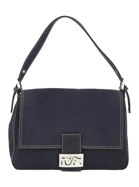 FWRD RENEW Fendi Mama Baguette Shoulder Bag - Blue