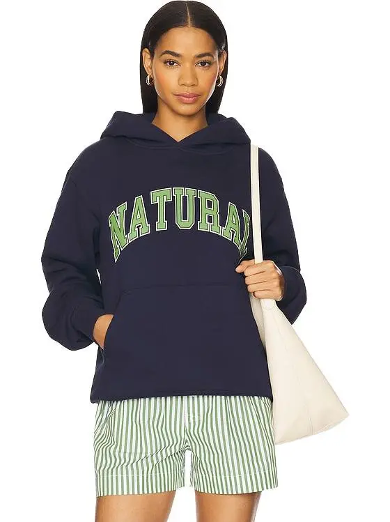 MUSEUM OF PEACE & QUIET Natural Hoodie - Navy