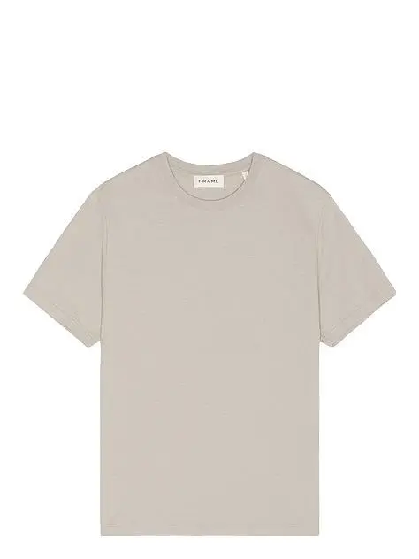 FRAME Duo Fold Tee In Grey - Cloud Grey