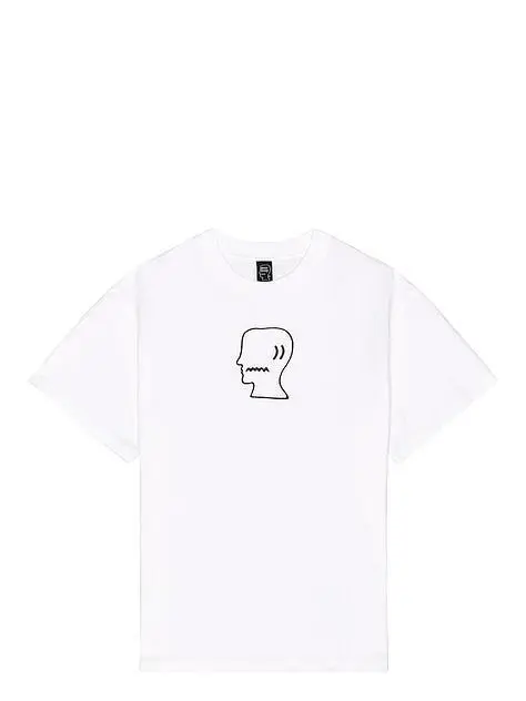 BRAIN DEAD Logohead Tee - White