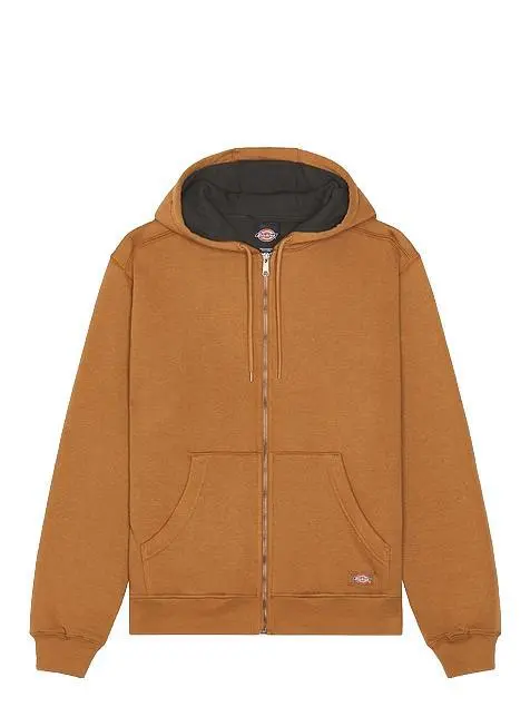 Dickies Thermal Lined Full Zip Fleece - Brown Duck