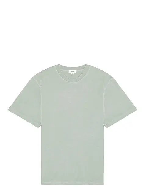 AGOLDE Asha Mock Neck Tee In Green - Patagonia