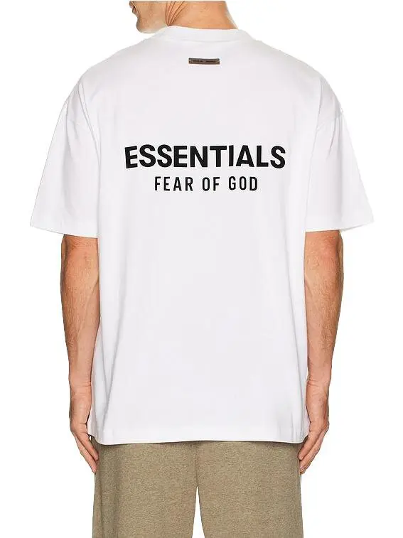 Fear Of God Classic Short Sleeve Tee In White - Bright White